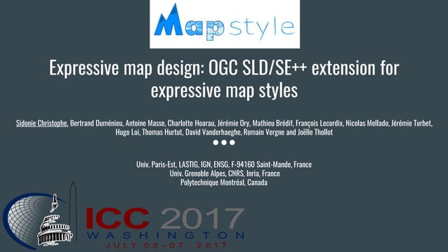 Expressive Map Design: OGC SLD/SE extension for expressive mapstyles | PPT
