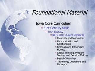 21st Century Learner and the Iowa Core Curriculum | PPT