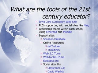 21st Century Learner and the Iowa Core Curriculum | PPT