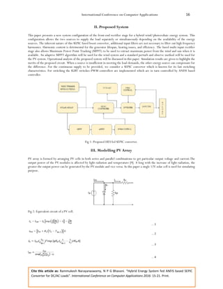 Hybrid Energy System fed ANFIS based SEPIC Converter for DC/AC Loads | PDF | Power and Energy ...