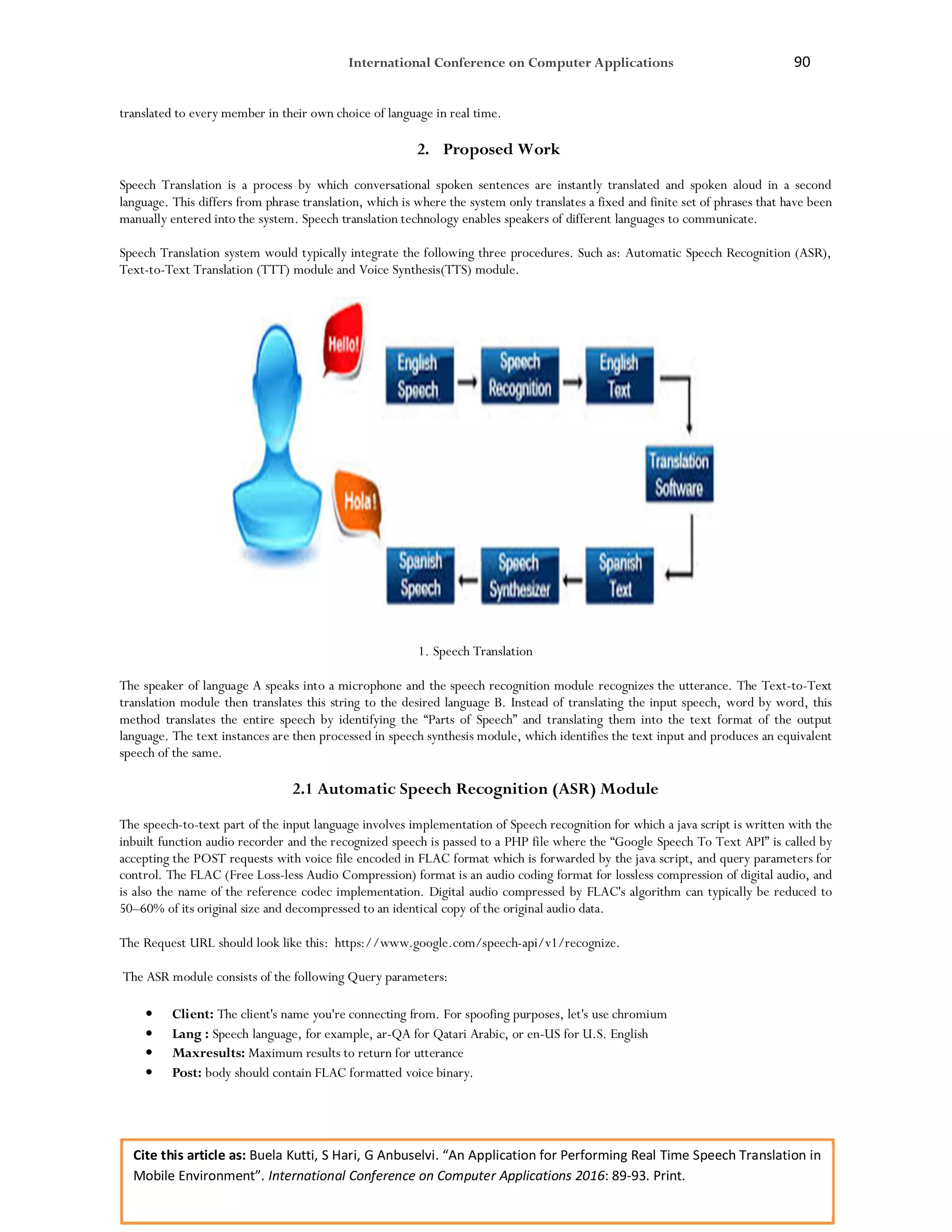 An Application for Performing Real Time Speech Translation in Mobile ...