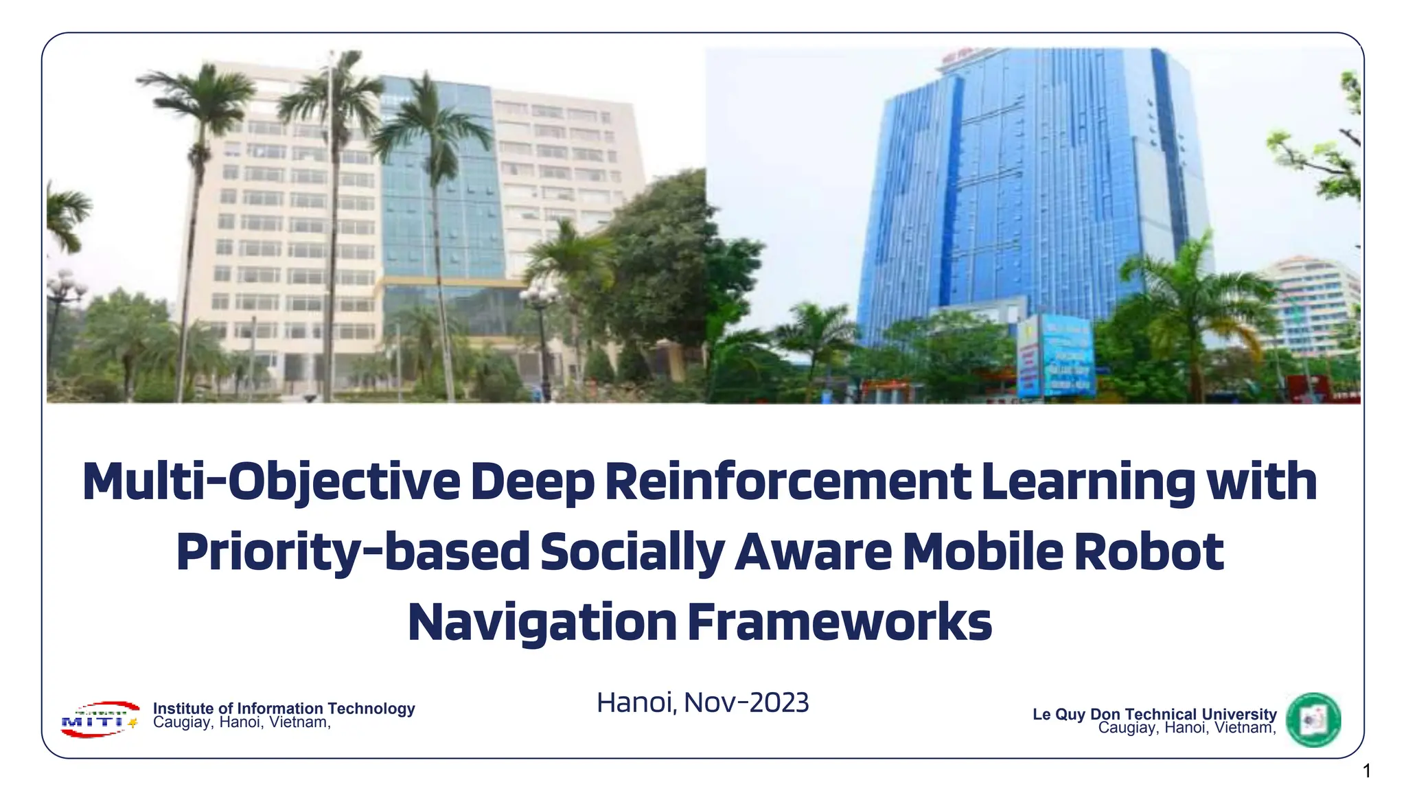 Multi Objective Deep Reinforcement Learning With Priority Based Socially Aware Mobile Robot