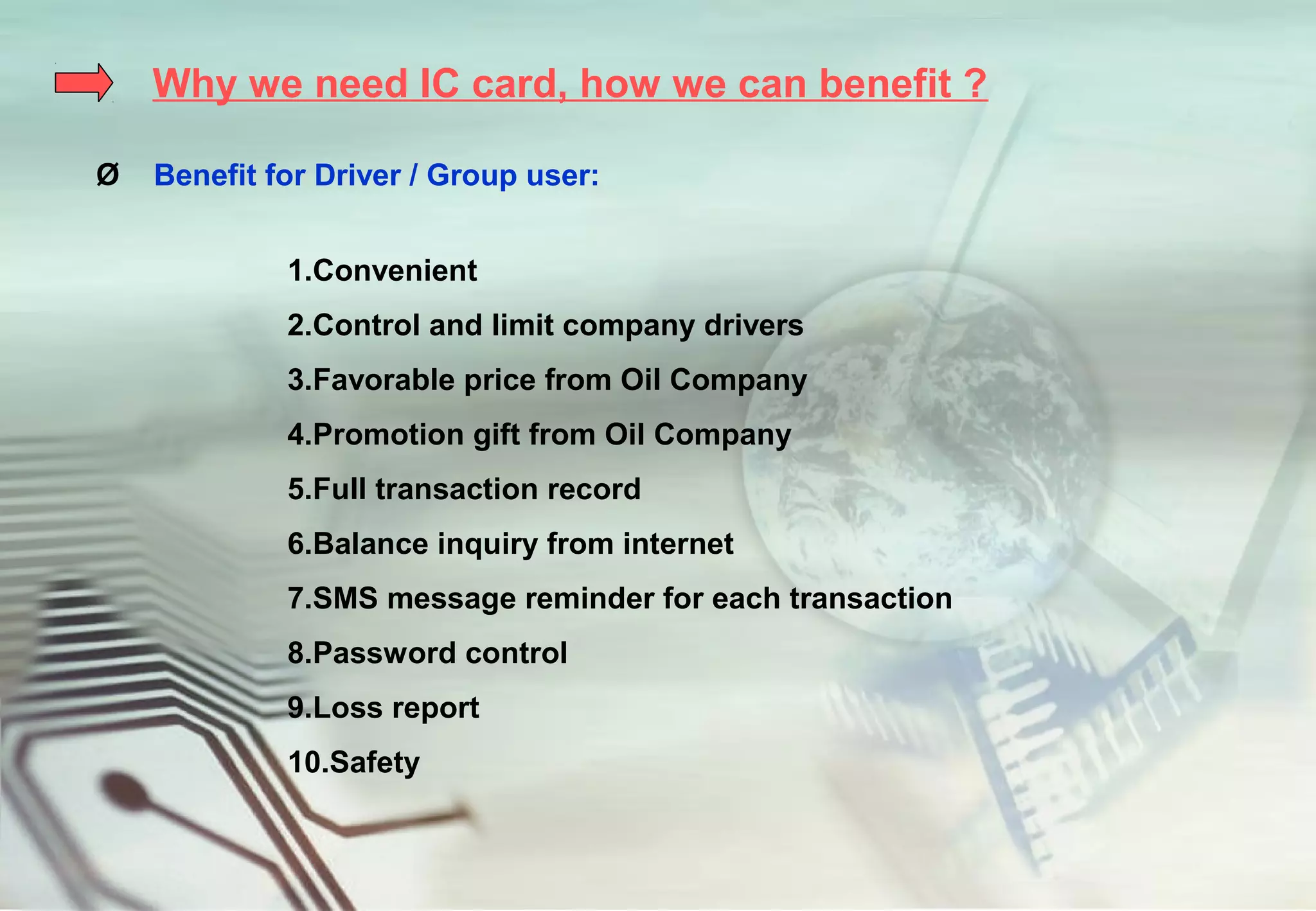 Ic card management introduction | PPT