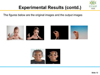 ICCASP Human Skin Detection using RGB, HSV and YCbCr Color Models | PPT