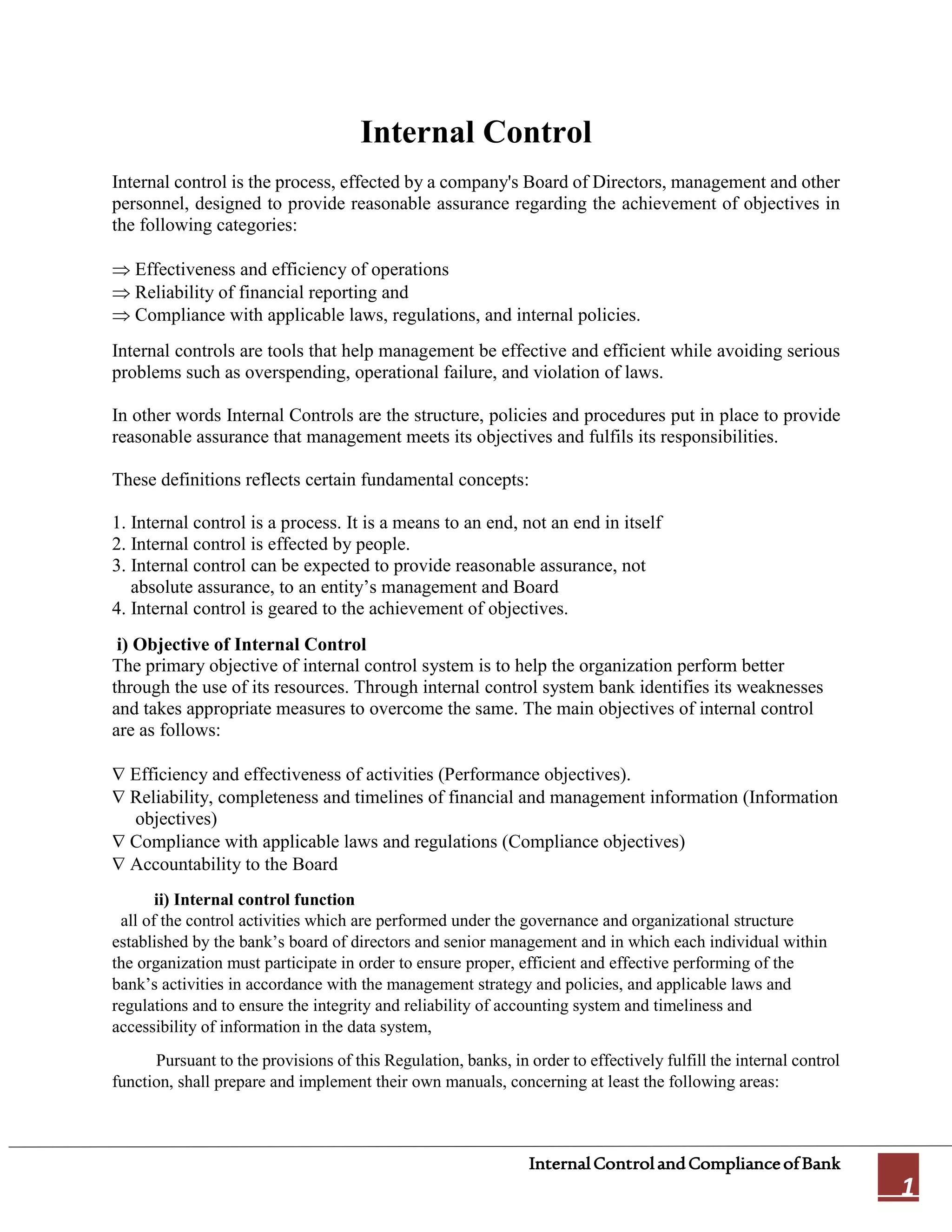 Internal Control and Compliance. | DOCX