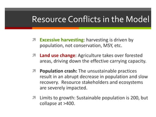 Coupling Natural and Human Systems for Resource Conflict | PPTX