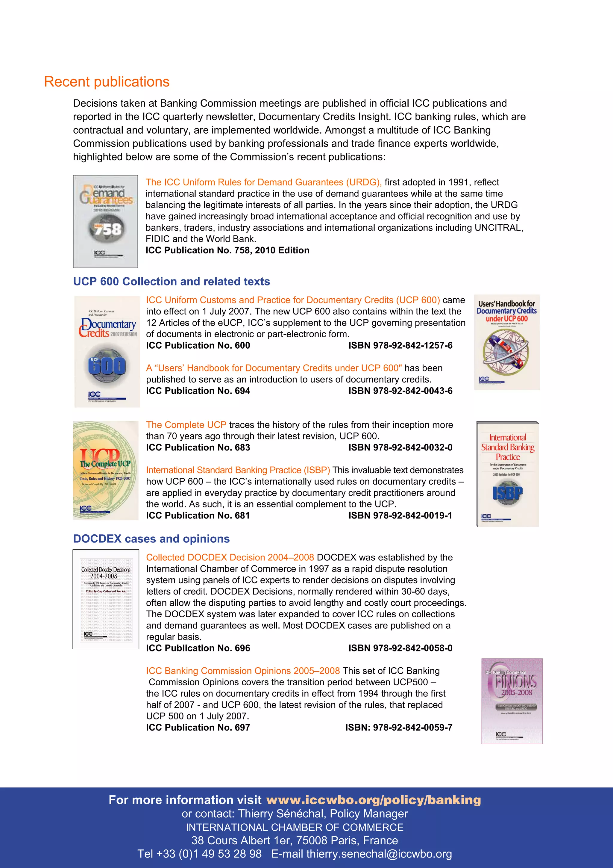 Icc banking commission factsheet | PDF