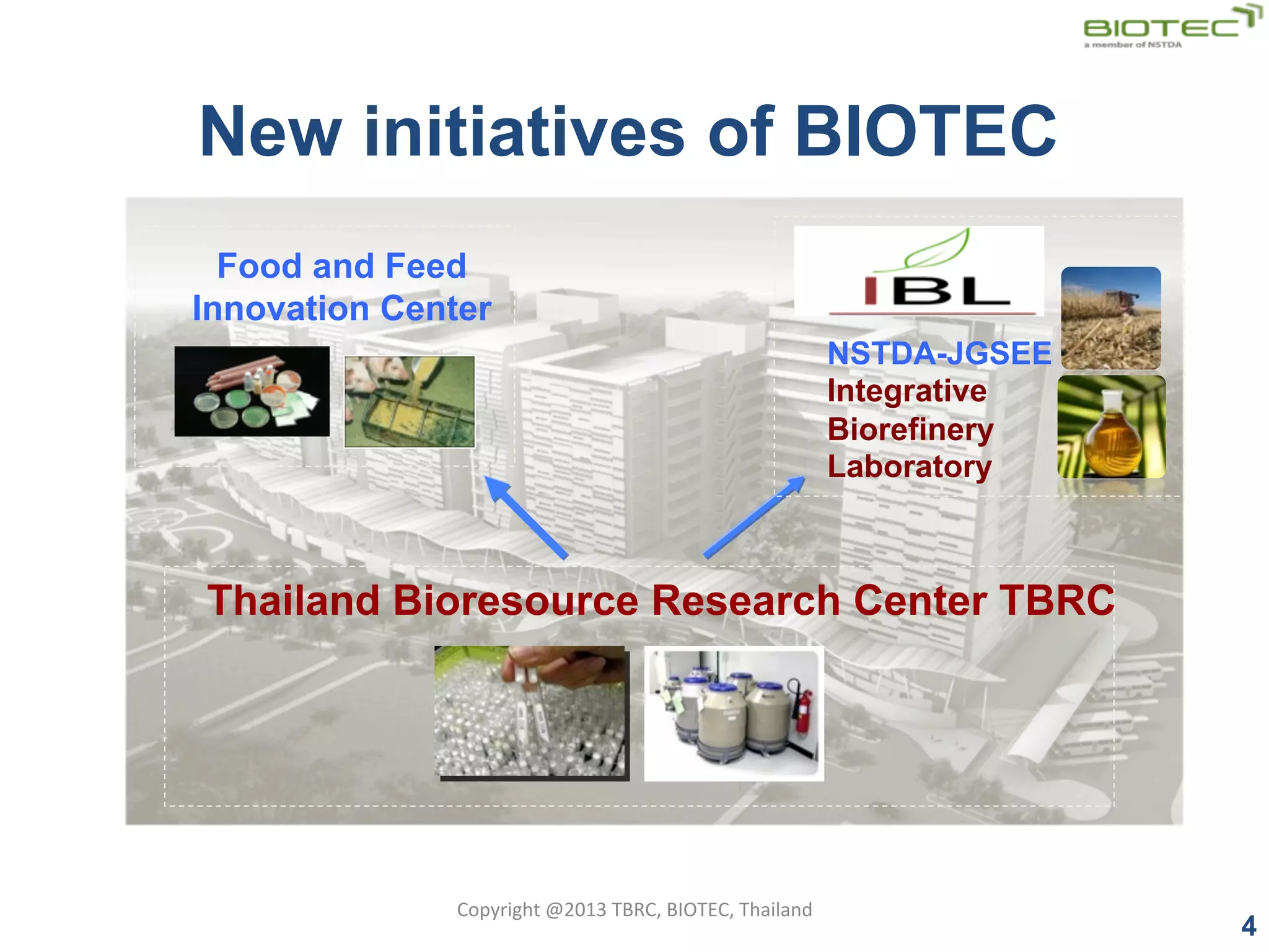 Thailand Bioresource Research Center (TBRC): Network Integration of ...