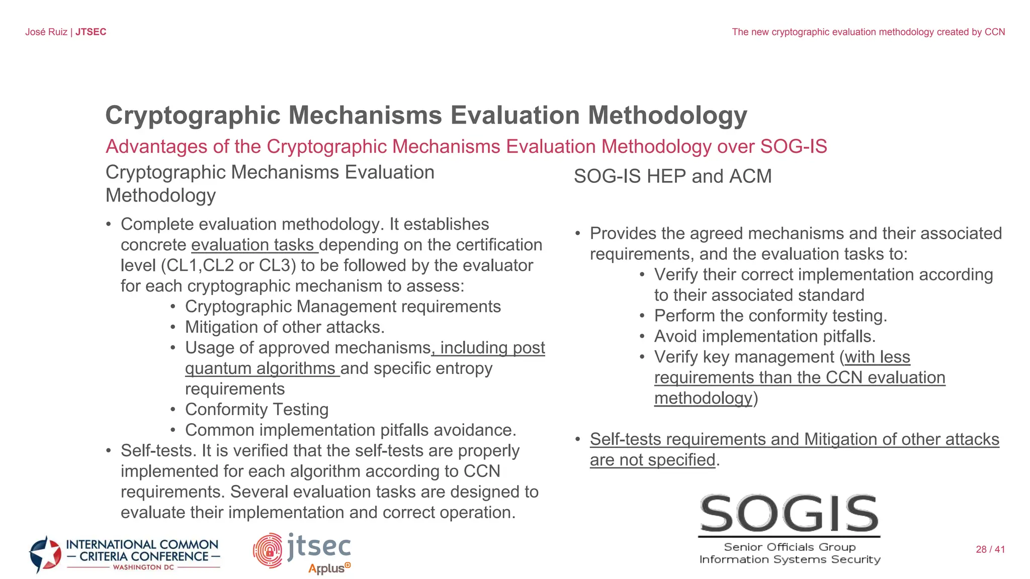 ICCC23 -The new cryptographic evaluation methodology created by CCN | PPTX