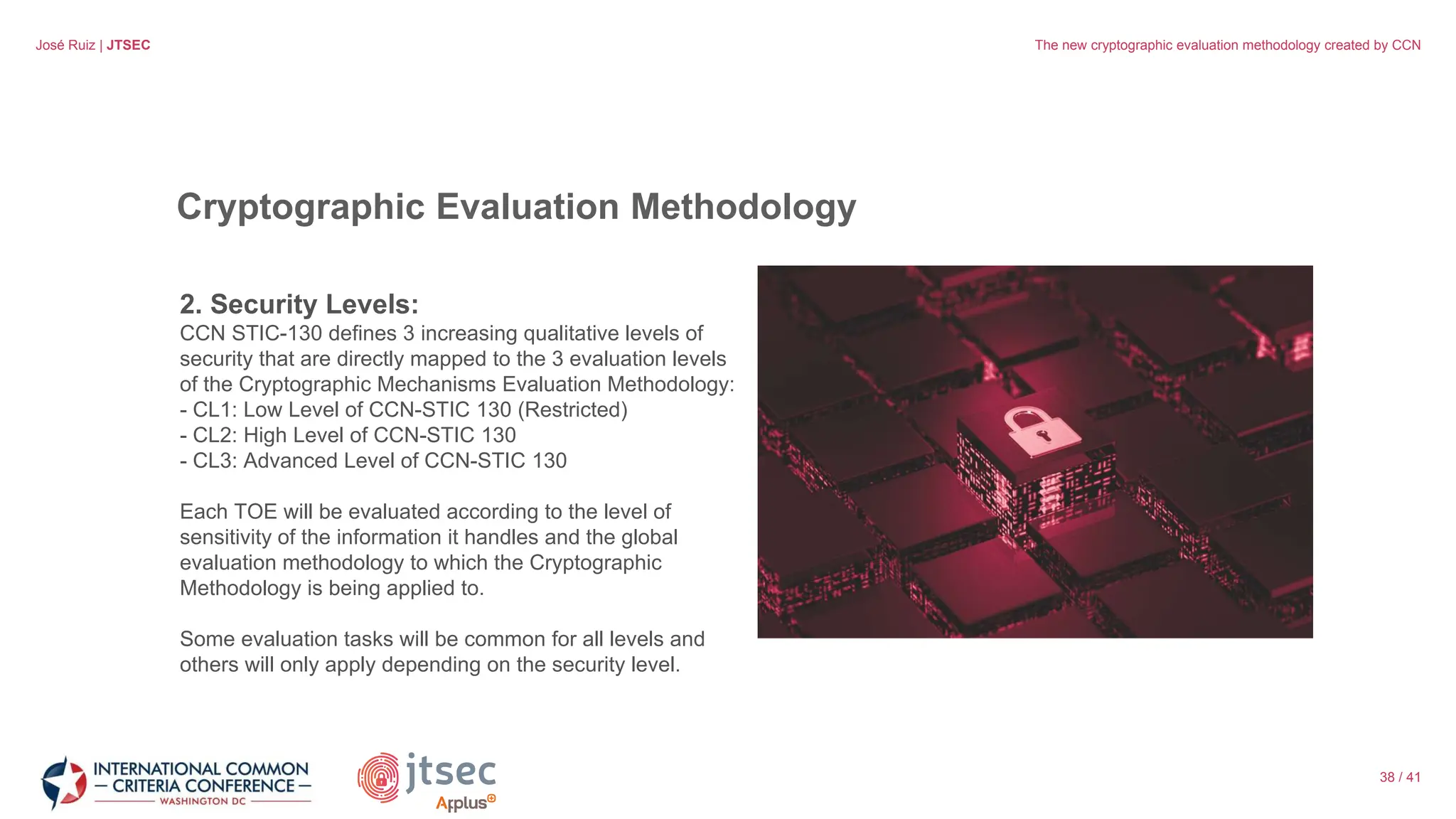 ICCC23 -The new cryptographic evaluation methodology created by CCN | PPTX