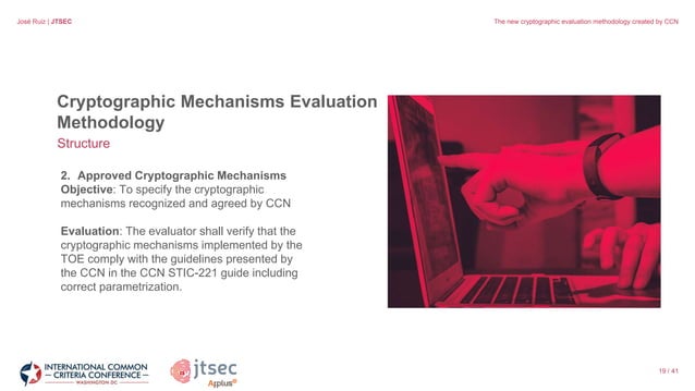 ICCC23 -The new cryptographic evaluation methodology created by CCN | PPTX | Information and ...