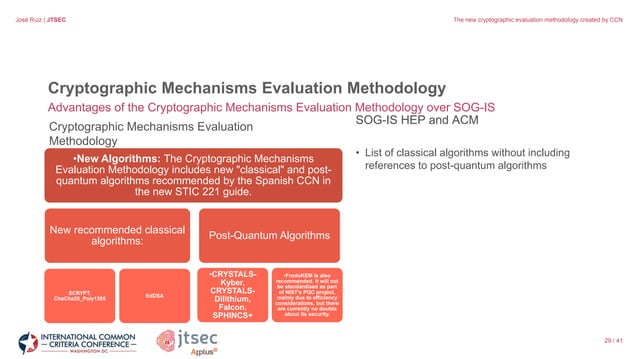 ICCC23 -The new cryptographic evaluation methodology created by CCN ...