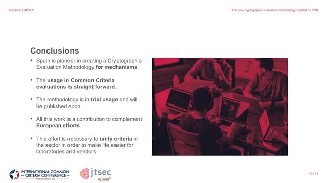 ICCC23 -The new cryptographic evaluation methodology created by CCN | PPTX | Information and ...