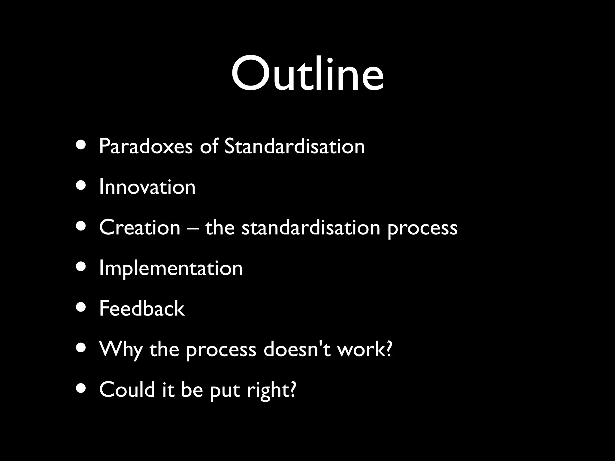 Standards as enablers for innovation in education - a reality check | PPT