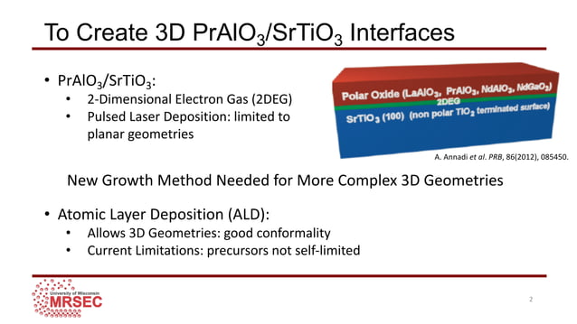 Solid Phase Epitaxy of PrAlO3 on SrTiO3: A New Growth Approach for ...