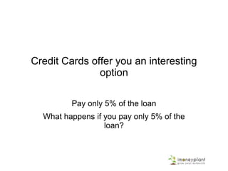 Credit Card Lessons for High School Students | PPTX