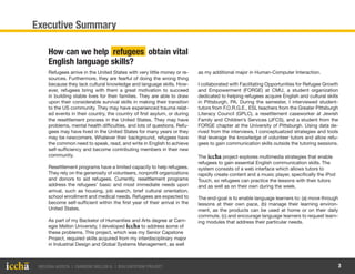 Iccha: Multimedia Strategies for Refugee Language Acquisition | PDF | Education
