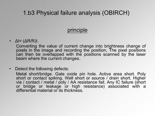 Failure Analysis For Integrated Circuit | PDF
