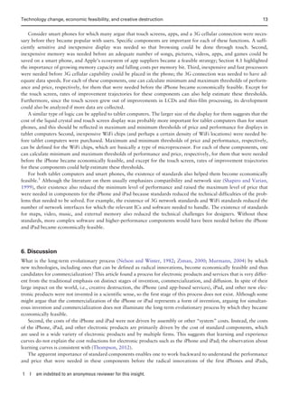 Technology Change, Creative Destruction, and Economic Feasibilty | PDF