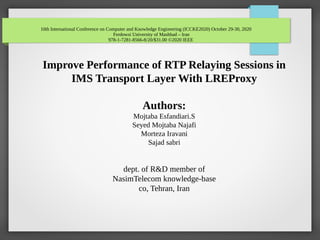 LREProxy module for Kamailio Presenation | PDF | Computer Networking | Computing