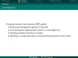 RDF data clustering | PDF