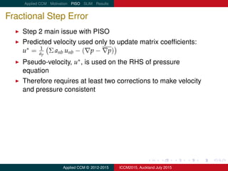 Validation of a Fast Transient Solver based on the Projection Method | PDF
