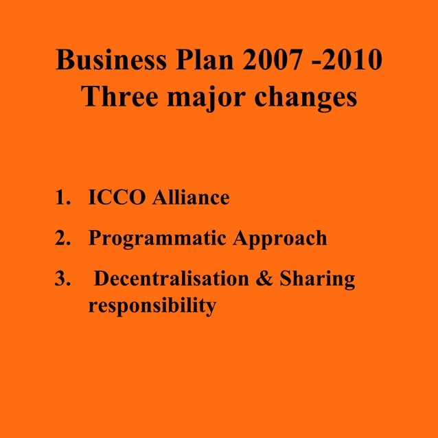 ICCO Alliance Programmatic Approach - Presentation | PPT