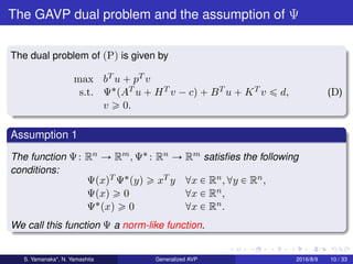 Duality of a Generalized Absolute Value Optimization Problem | PDF