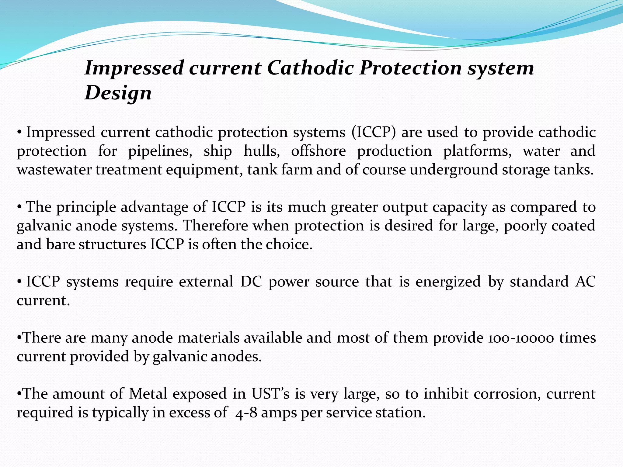 Impressed Current Cathodic Protection System Design Pdf at Zac Ayers blog