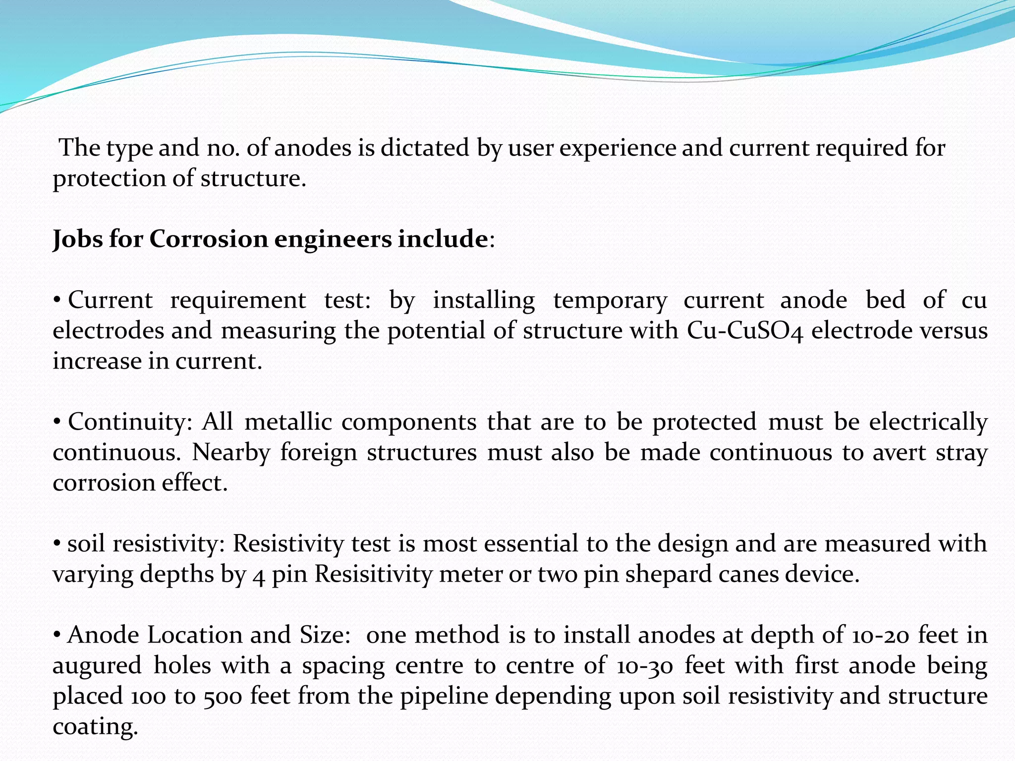 Impressed Current Cathodic Protection System Design ICCP | PPTX