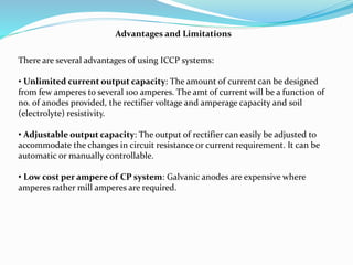Impressed Current Cathodic Protection System Design ICCP | PPTX