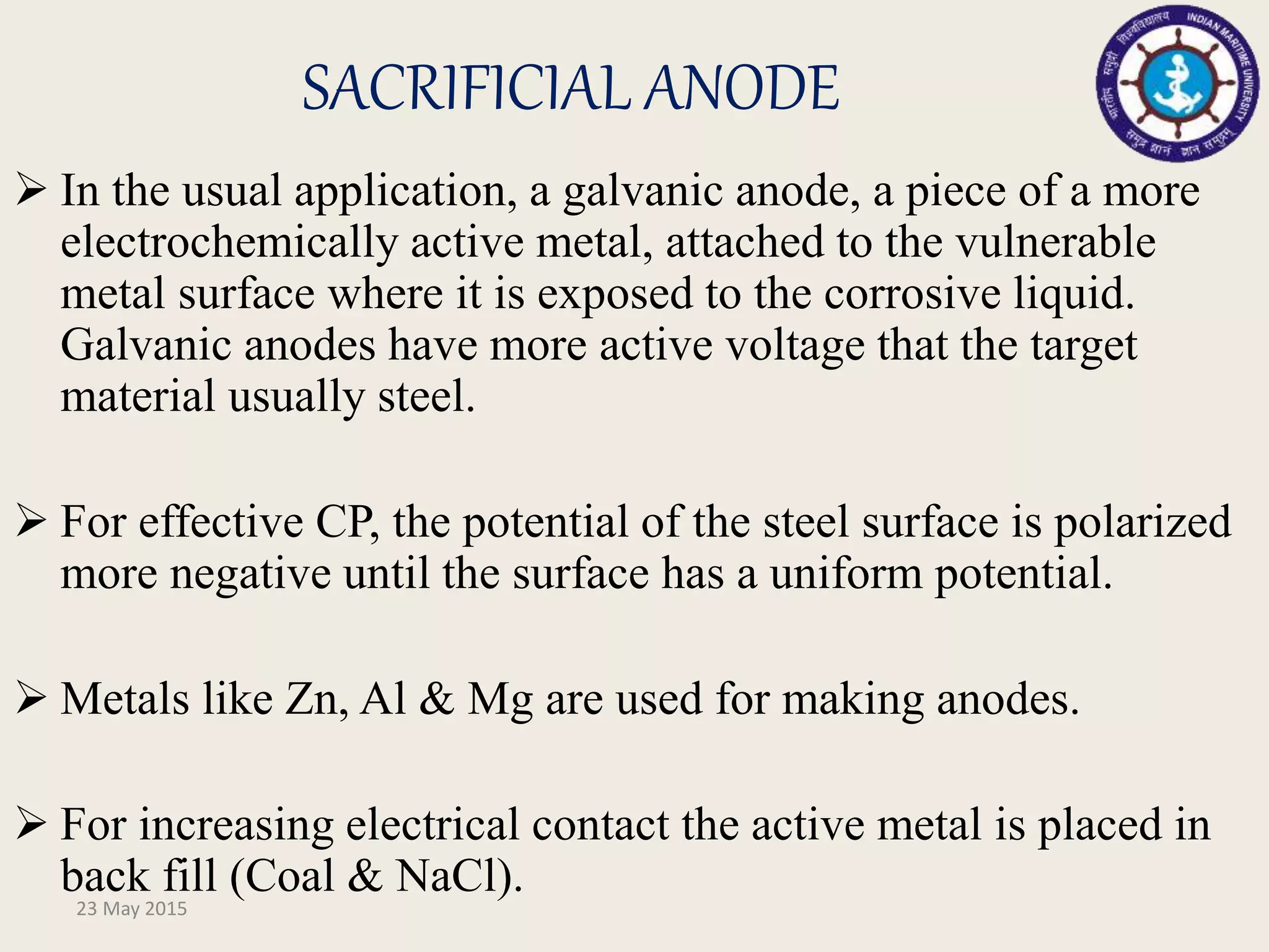 IMPRESSED CURRENT CATHODIC PROTECTION | PPTX