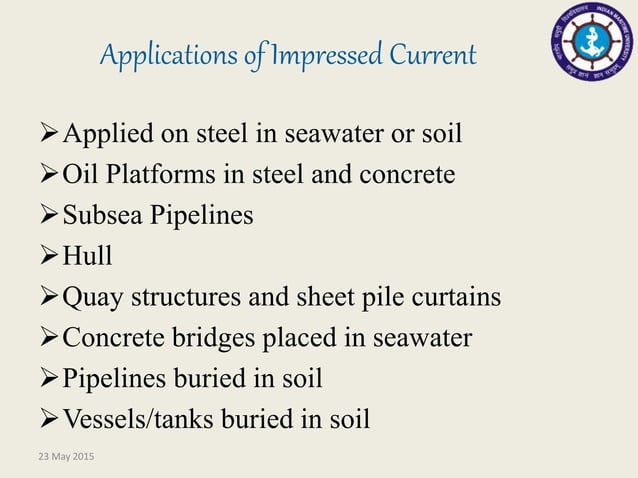 IMPRESSED CURRENT CATHODIC PROTECTION | PPTX