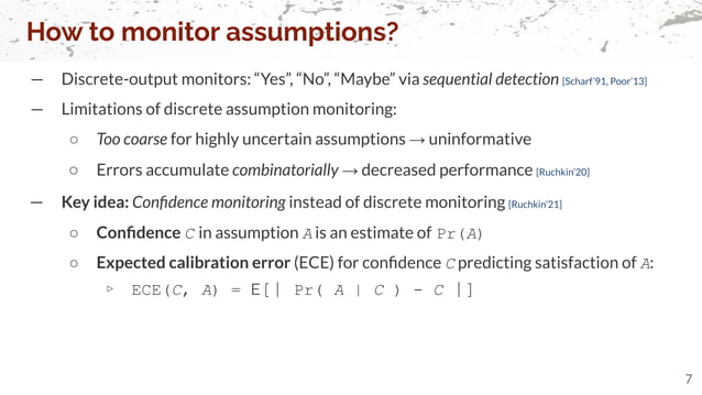 Confidence Composition for Monitors of Verification Assumptions | PDF