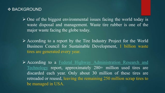 Rubberized concrete a review | PPTX | Civil Engineering Industry ...