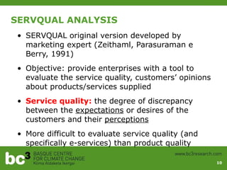 A Service Quality Model for Web-Services Evaluation in Cultural ...