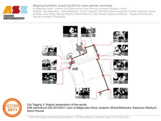 Mapping Invisibles -acquiring GIS for urban planner workshop | PDF | Technology & Computing