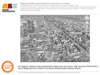 Mapping Invisibles -acquiring GIS for urban planner workshop | PDF ...