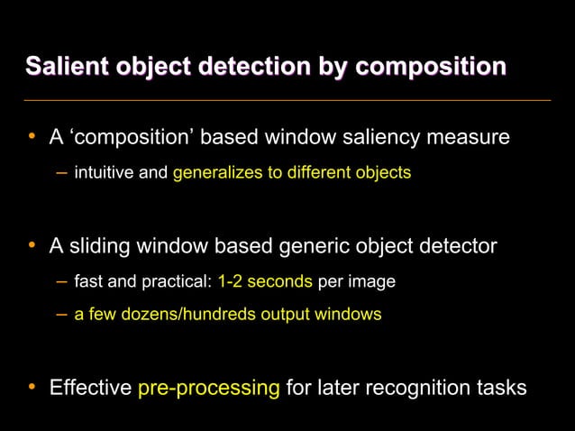 Iccv11 salientobjectdetection | PPT