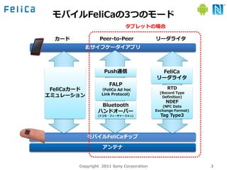 IC CARD WORLD 2011 - Sony Android tablet & NFC/FeliCa | PDF