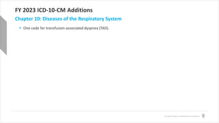 ICD-10-CM Updates Take Effect in October 2022 | PPT