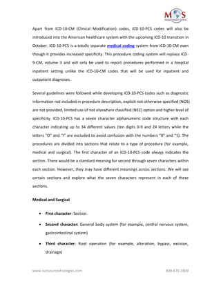 ICD-10-PCS Codes – Definition, Use and Importance | PDF | Surgery ...