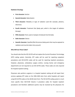 ICD-10-PCS Codes – Definition, Use and Importance | PDF | Surgery ...