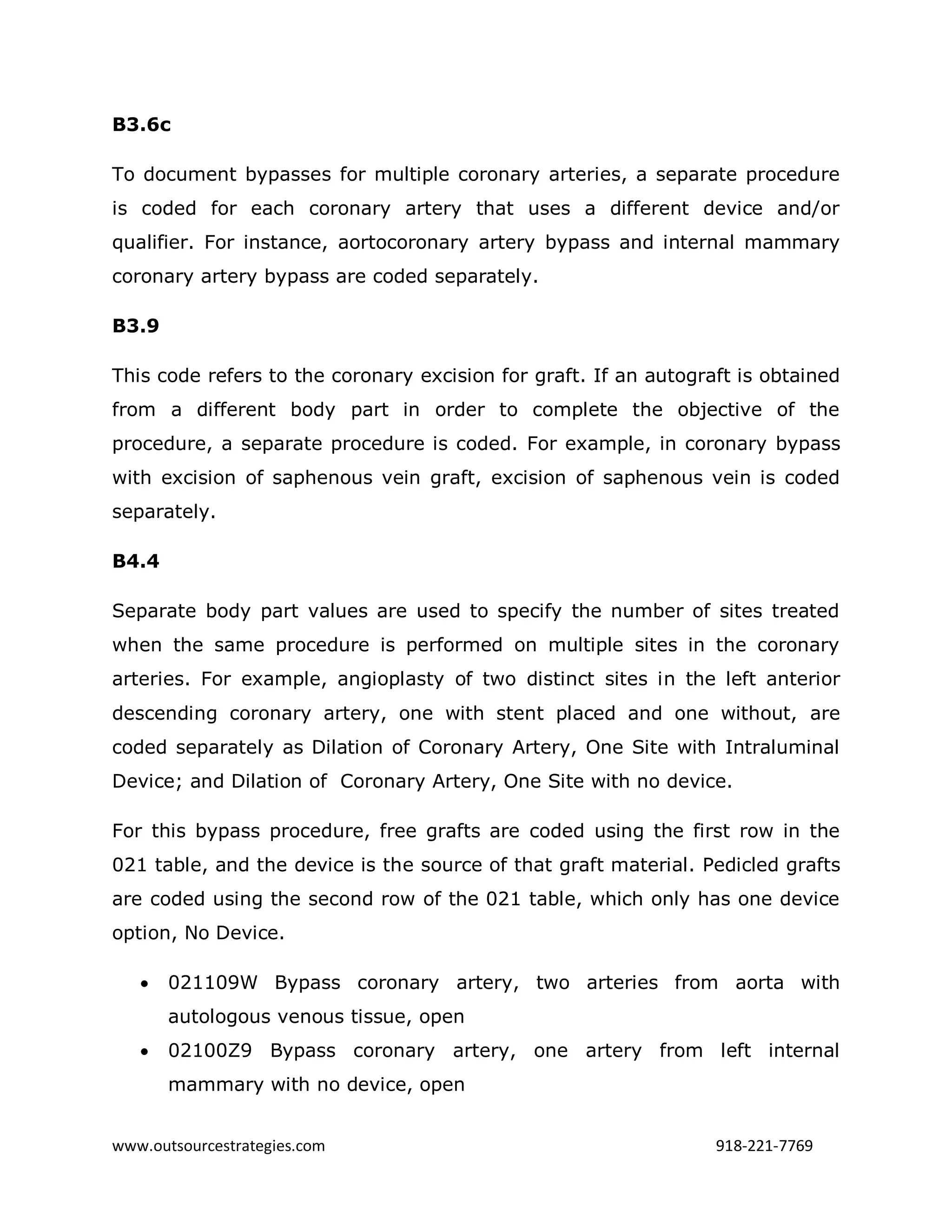 ICD-10-PCS Coding Guidelines for Coronary Arterial Bypass Procedures | PDF ICD-10-PCS Coding Guidelines for Coronary Arterial Bypass Procedures | PDF
