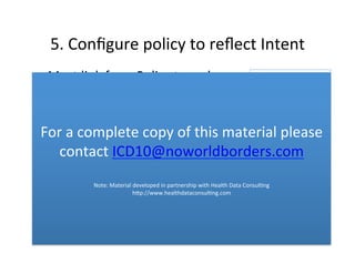 Icd 10 and icd10 medical policy health plan under hipaa | PDF