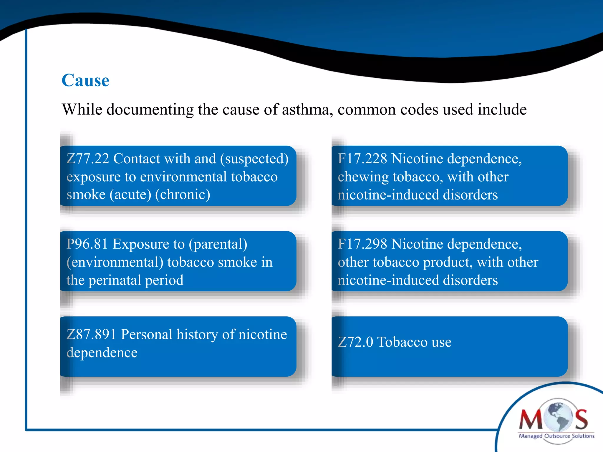 ICD-10 Codes for Documenting Asthma | PPSX