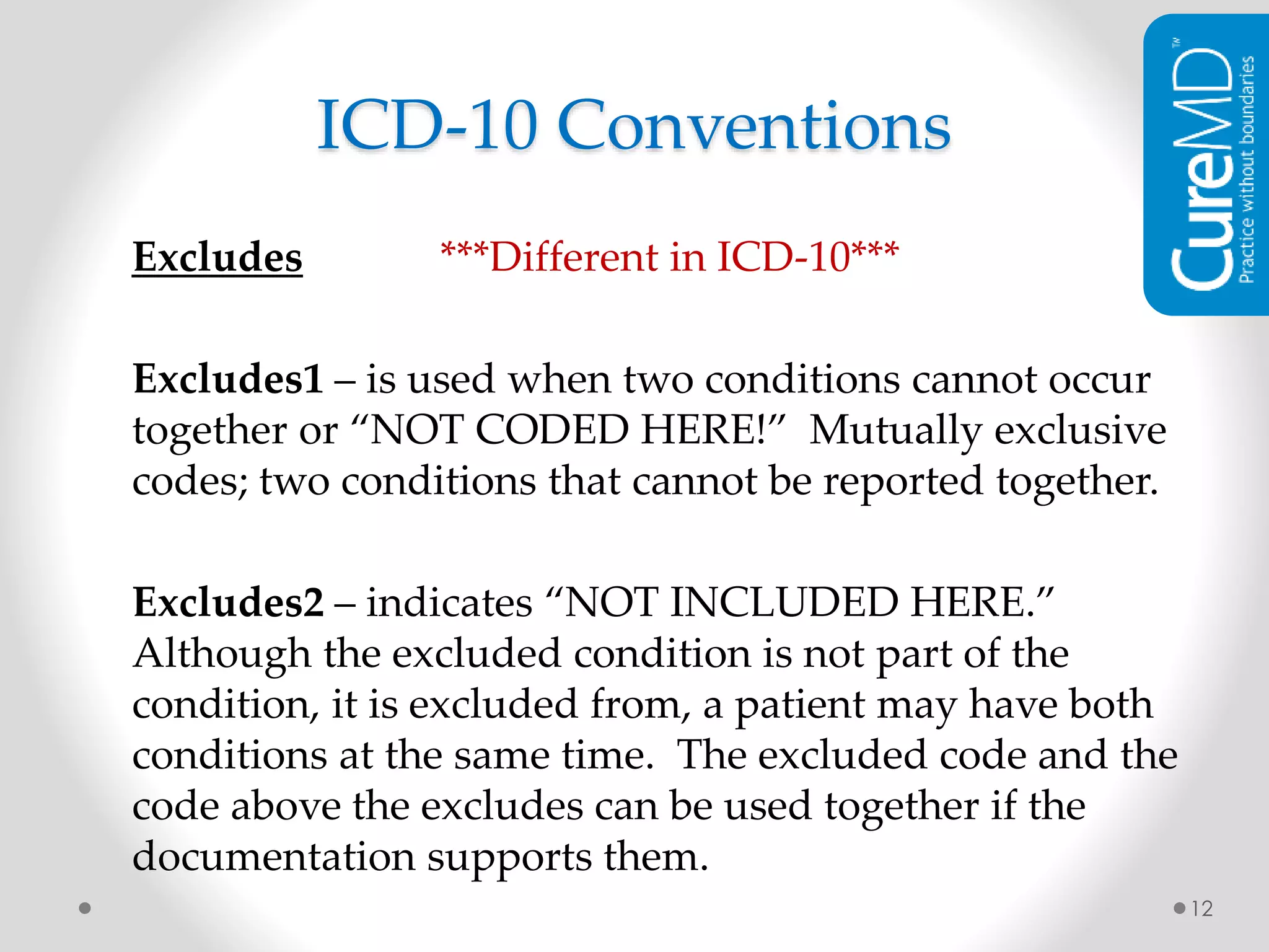 ICD-10 Conventions and Guidelines | PPTX