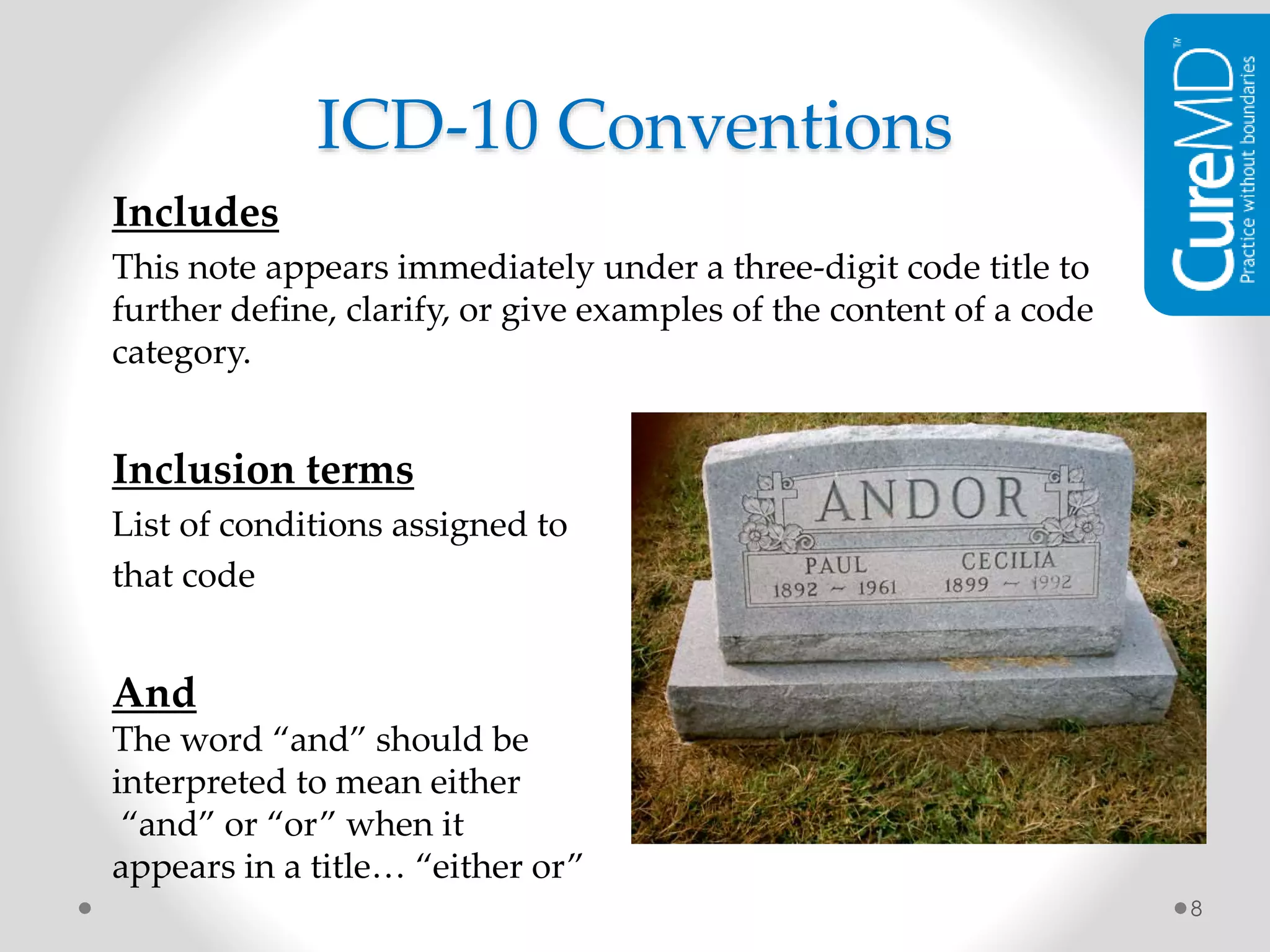 ICD-10 Conventions and Guidelines | PPTX
