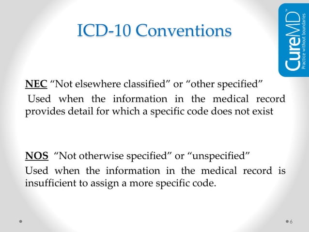ICD-10 Conventions and Guidelines | PPT