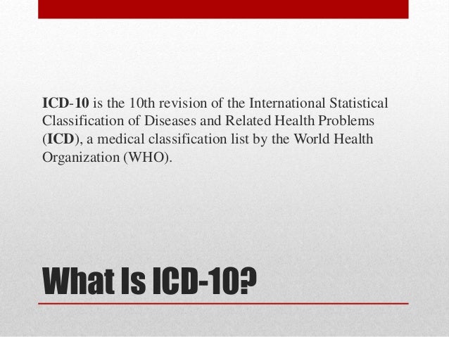 ICD-10 FAQs’